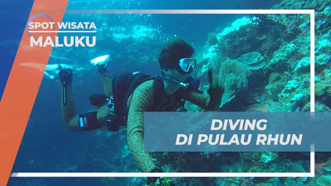 Menjelajahi Pesona Keindahan Bawah Laut Pulau Rhun, Maluku