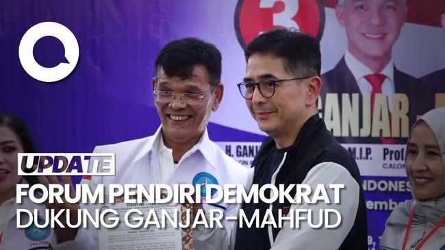 Forum Pendiri Demokrat Cabut Dukungan ke Prabowo, Kini Dukung Ganjar-Mahfud Forum Pendiri Demokrat Cabut Dukungan ke Prabowo, Kini Dukung Ganjar-Mahfud