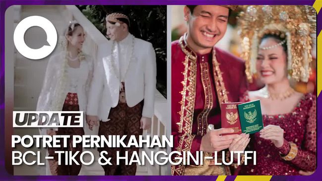Potret Kebahagiaan Pernikahan BCL-Tiko dan Hanggini-Lutfi Aulia