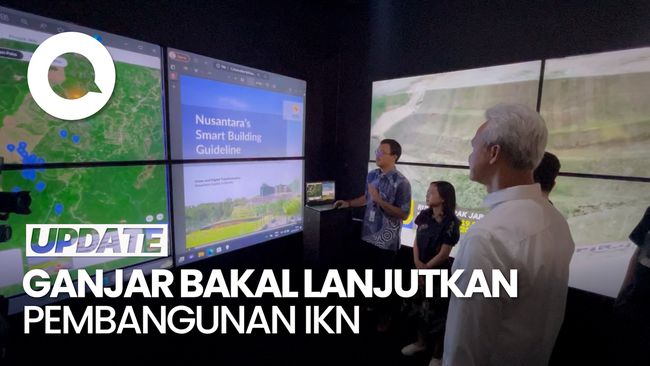 Kunjungi IKN, Ganjar Tegaskan Bakal Lanjutkan