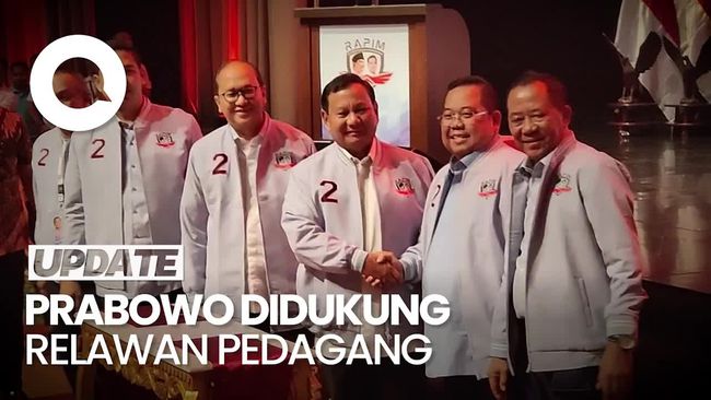 Relawan Pedagang Indonesia Maju Deklarasi Dukung Prabowo-Gibran
