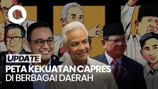 Peta Kekuatan Capres 2024 Versi Litbang Kompas