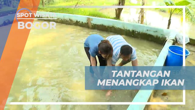 Seru-seruan Habiskan Waktu Liburan Dengan Menangkap Ikan, Bogor