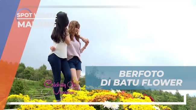 Cekrak-cekrek, Abadikan Momen Seru Berlatar Warna-warni Cantik Bunga, Malang