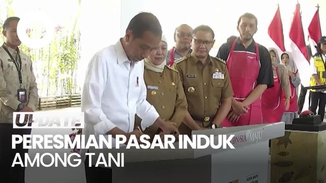 Presiden Jokowi Resmikan Pasar Induk Among Tani: Ini Terbesar di RI Presiden Jokowi Resmikan Pasar Induk Among Tani: Ini Terbesar di RI