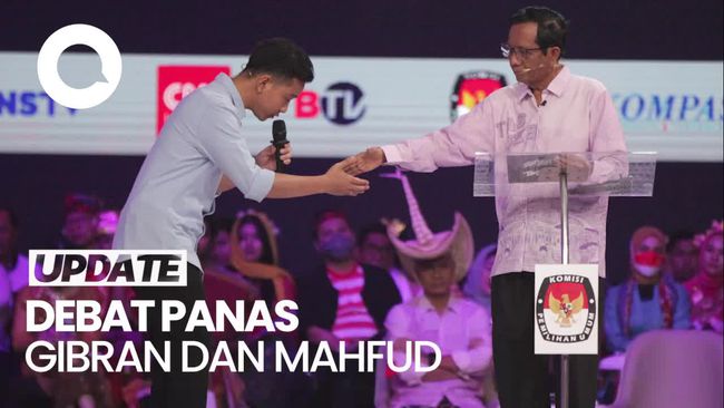 Momen Debat Panas Gibran vs Mahfud soal Pajak