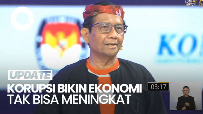Paparan Visi Misi Mahfud Md Ceritakan Maraknya Korupsi Di Ri
