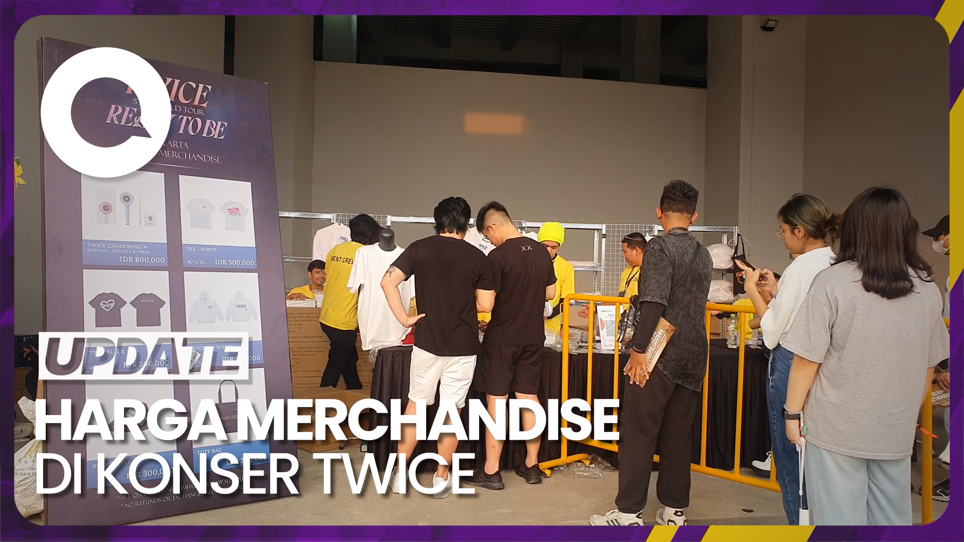 Beragam Merchandise yang Dijual di Konser TWICE