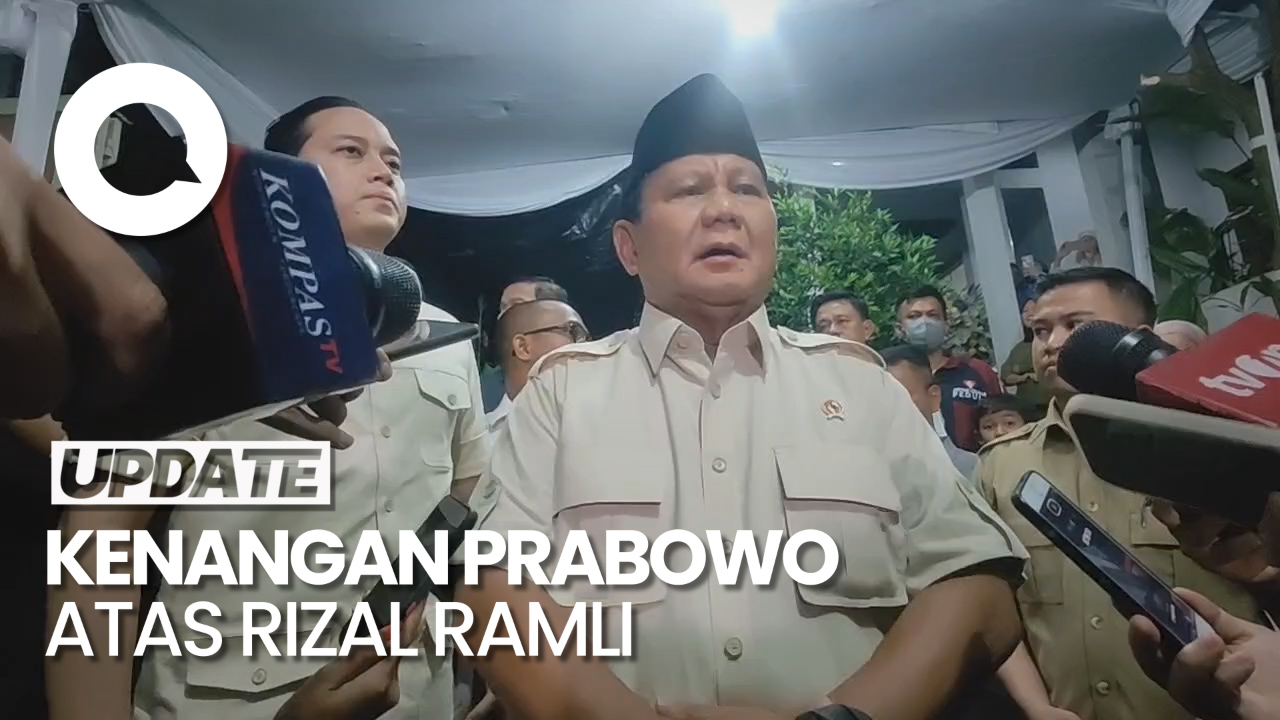 Prabowo Kenang Rizal Ramli Seorang Intelektual Dan Teknokrat