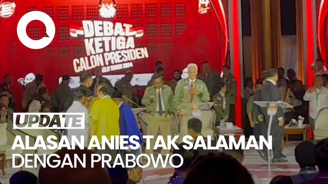 Kata Anies soal Tak Salaman dengan Prabowo Seusai Debat Kata Anies soal Tak Salaman dengan Prabowo Seusai Debat