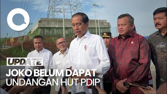 Jokowi Mengaku Belum Dapat Undangan HUT PDIP 10 Januari Jokowi Mengaku Belum Dapat Undangan HUT PDIP 10 Januari