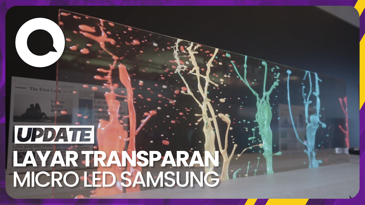 Inovasi Layar Transparan MICRO LED Samsung di CES 2024