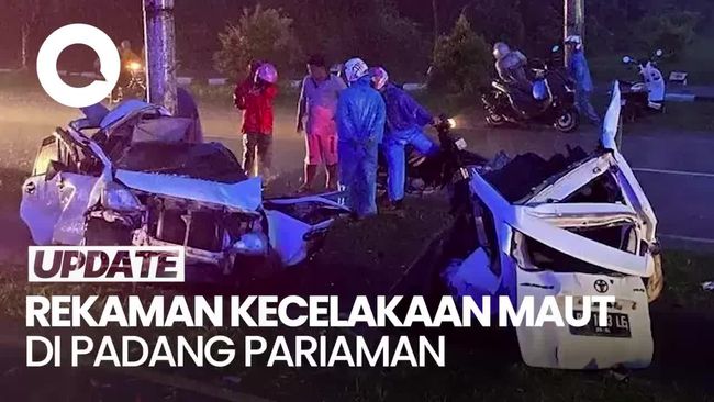 Rekaman Dashcam Kecelakaan Avanza Veloz Terbelah 2 di Padang Pariaman Rekaman Dashcam Kecelakaan Avanza Veloz Terbelah 2 di Padang Pariaman