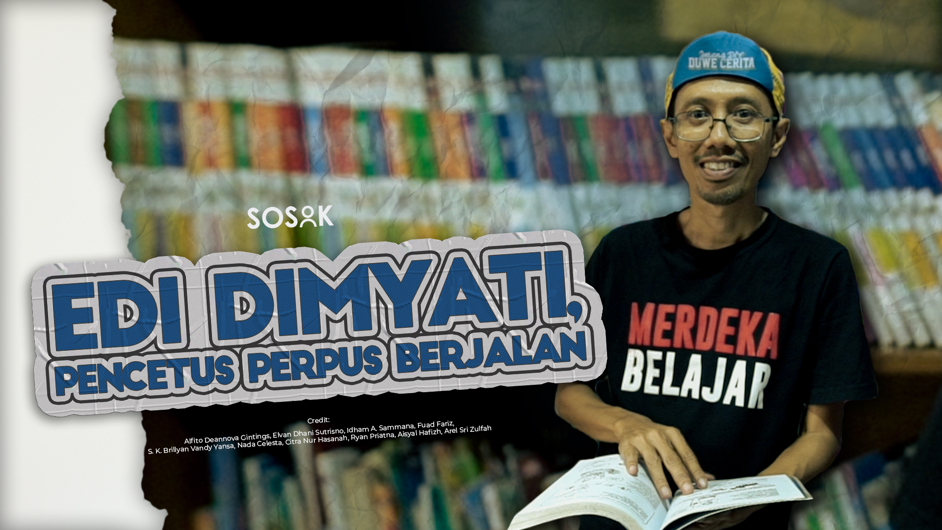 Kampung Buku, Perpustakaan 'Santai' Karya Edi