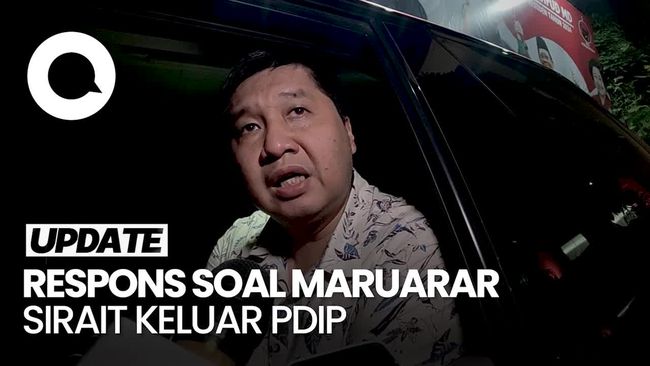 Beragam Respons soal Maruarar Sirait Keluar PDIP Demi Ikut Jokowi