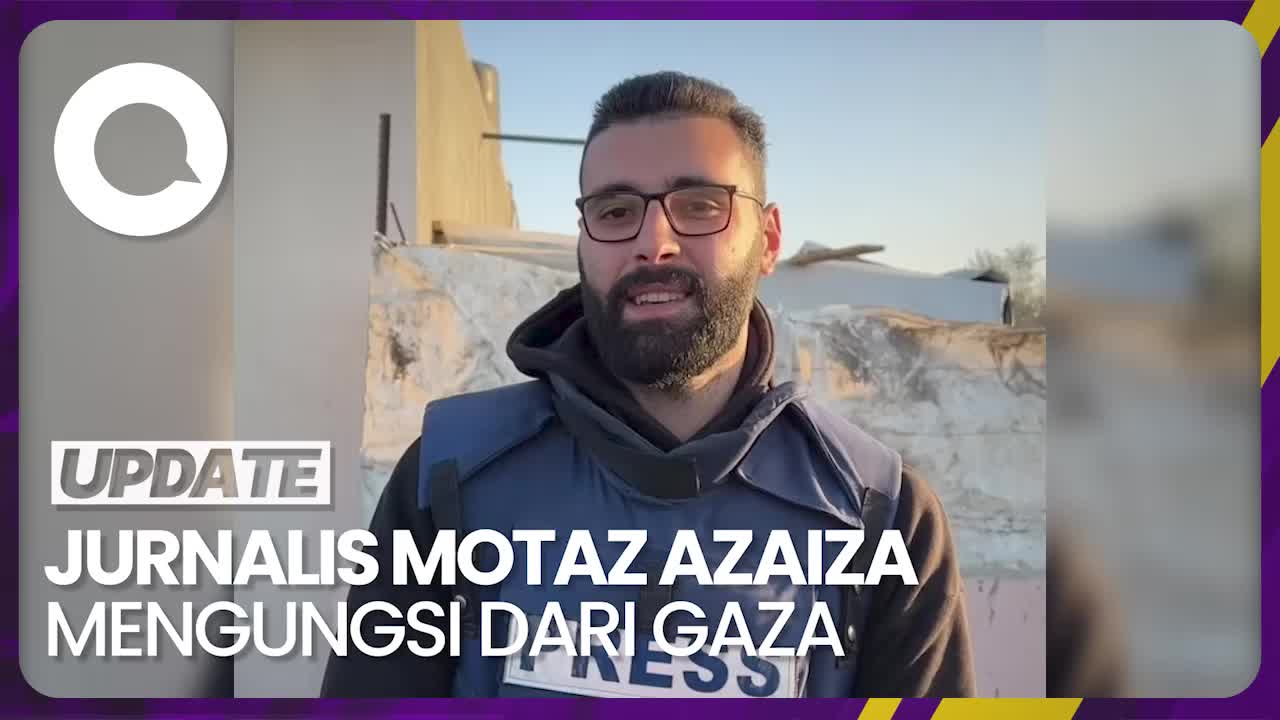 Jurnalis Motaz Azaiza Pamit Meninggalkan Gaza