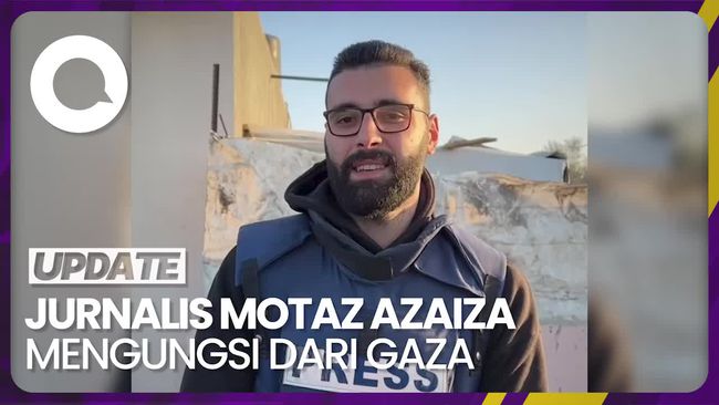 Jurnalis Motaz Azaiza Pamit Meninggalkan Gaza
