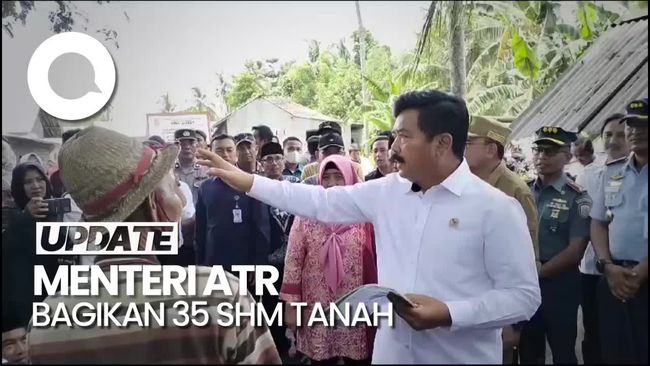 Menteri ATR Hadi Tjahjanto Bagikan 35 Sertifikat Tanah di Lombok Barat Menteri ATR Hadi Tjahjanto Bagikan 35 Sertifikat Tanah di Lombok Barat