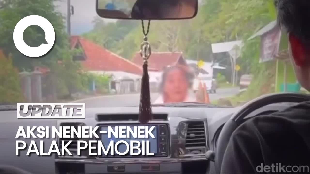 Viral Nenek-nenek Bawa Batu Palak Pemobil di Garut Viral Nenek-nenek Bawa Batu Palak Pemobil di Garut