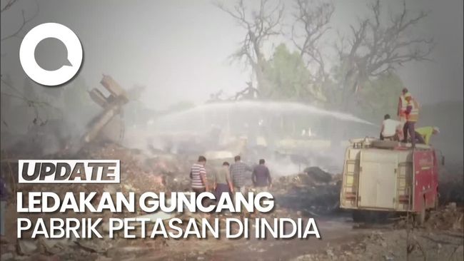 Ledakan Dahsyat Guncang Pabrik Petasan di India, 11 Orang Tewas Ledakan Dahsyat Guncang Pabrik Petasan di India, 11 Orang Tewas