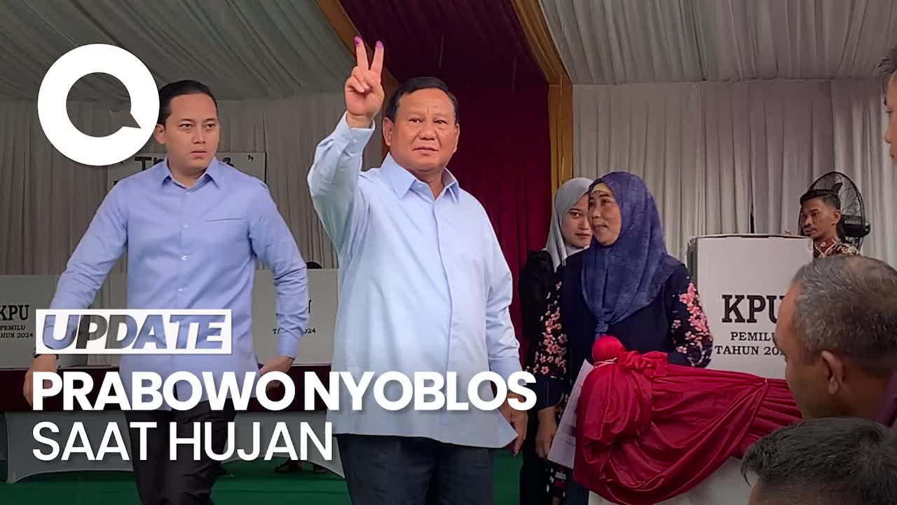 Prabowo: Hujan Membawa Berkah dan Rezeki Prabowo: Hujan Membawa Berkah dan Rezeki
