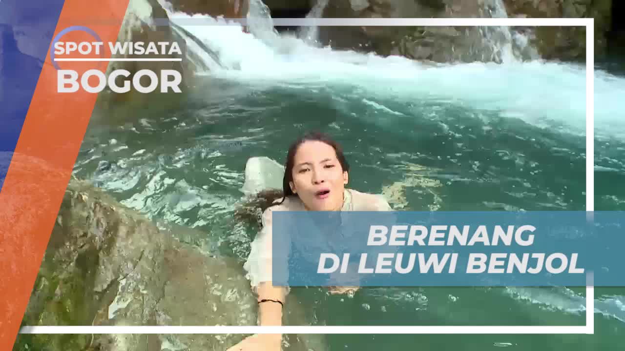 Berenang Seru Merasakan Sensasi Dingin Berenang di Leuwi Benjol Bogor