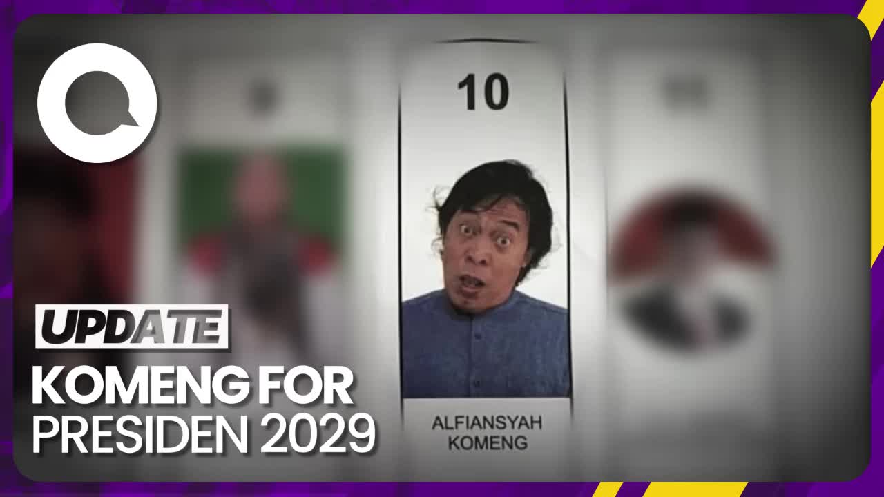 Meme 'Komeng for Presiden 2029' Bertebaran di Twitter (X)