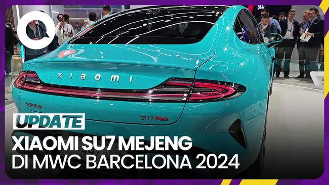 Melihat Lebih Dekat Kegagahan Xiaomi SU7 di MWC Barcelona 2024