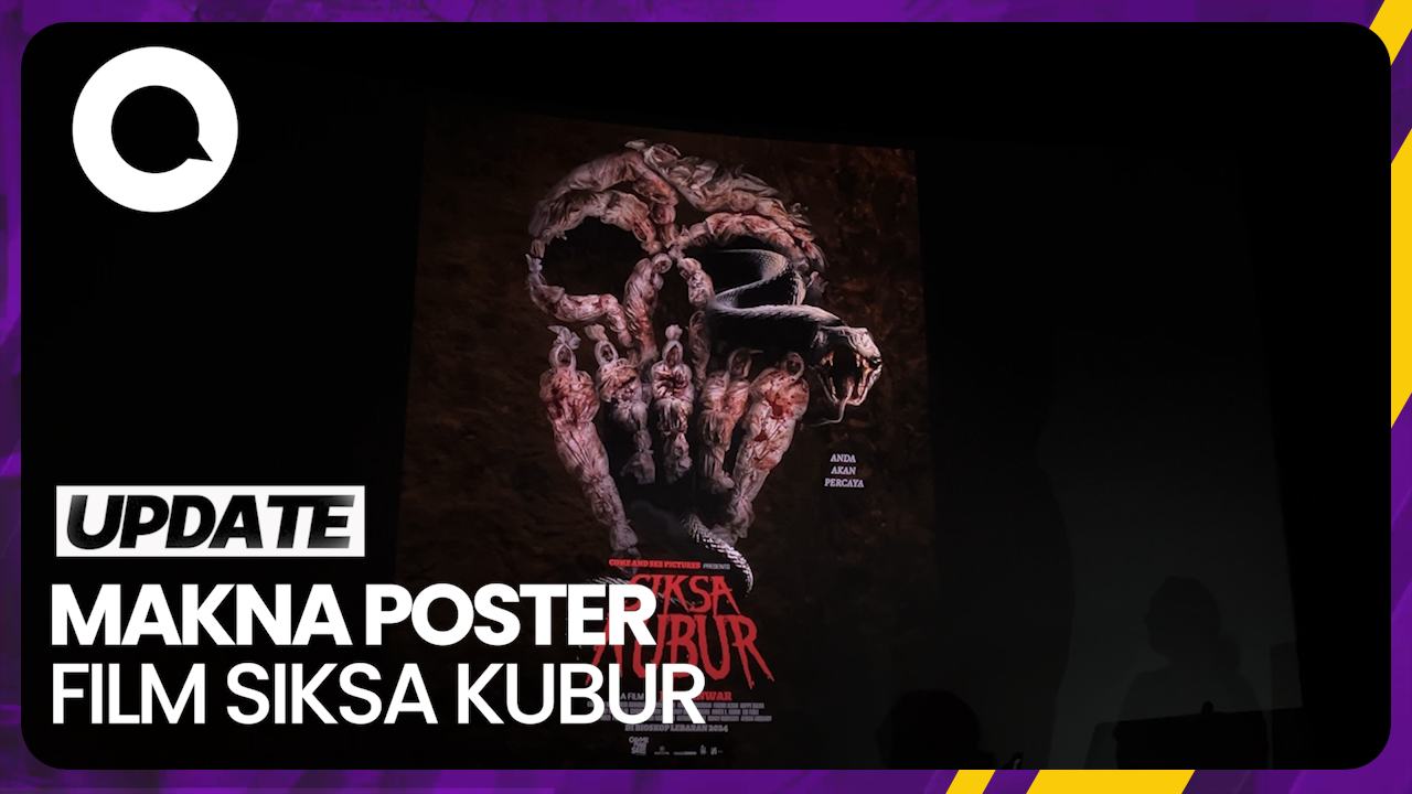 Pesan Religius di Balik Desain Horor Poster Film Siksa Kubur