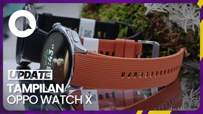 Mengintip Tampilan Oppo Watch X yang Resmi Dirilis di Indonesia