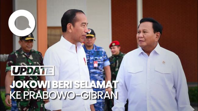 Jokowi Ngaku Sudah Ucapkan Selamat Ke Prabowo Gibran Via Telepon