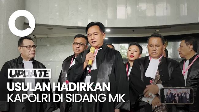 Tim Ganjar-Mahfud Usul MK Hadirkan Kapolri di Sidang, Yusril: Silakan Saja Tim Ganjar-Mahfud Usul MK Hadirkan Kapolri di Sidang, Yusril: Silakan Saja