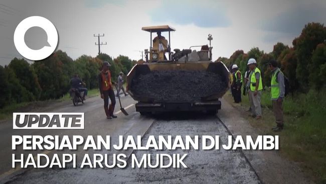 Perbaikan Jalan Nasional di Jambi Dikebut jelang Puncak Arus Mudik 2024
