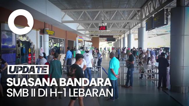 Puncak Arus Mudik Sudah Lewat, Bandara SMB II Palembang Mulai Lengang