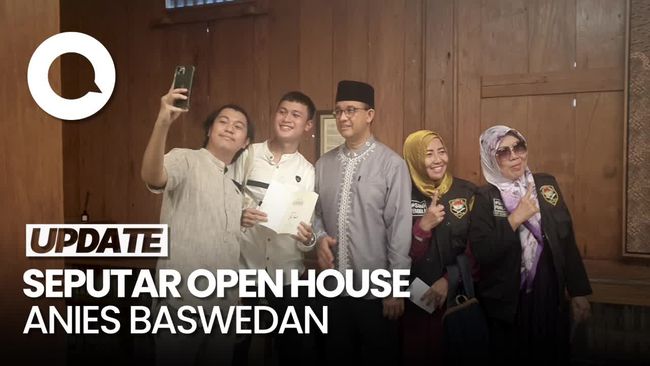 Gelar Open House, Anies Baswedan: Bagian Keunikan Indonesia