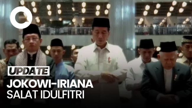 Momen Jokowi-Ma'ruf Amin Salat Idulfitri di Masjid Istiqlal Jakarta Momen Jokowi-Ma'ruf Amin Salat Idulfitri di Masjid Istiqlal Jakarta