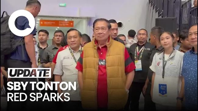SBY Nonton Megawati Tanding Lawan Indonesia All Star SBY Nonton Megawati Tanding Lawan Indonesia All Star