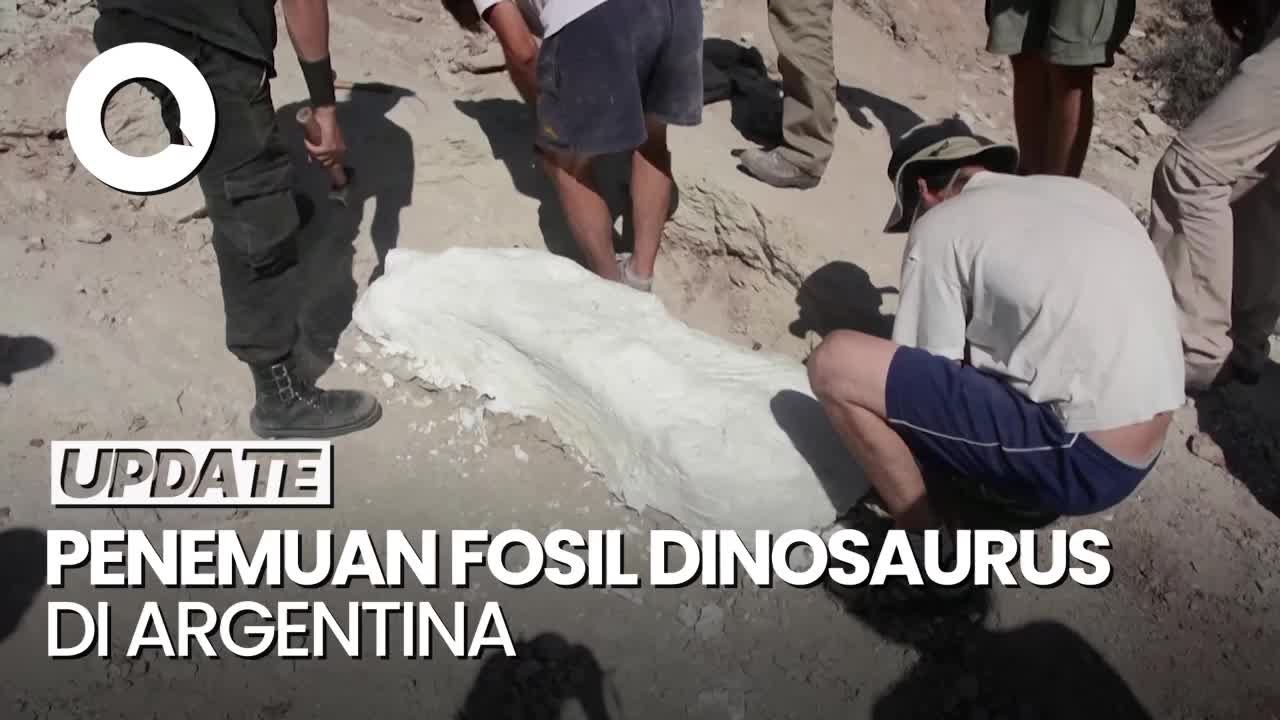 Fosil Dinosaurus Berusia 90 Juta Tahun Ditemukan di Argentina