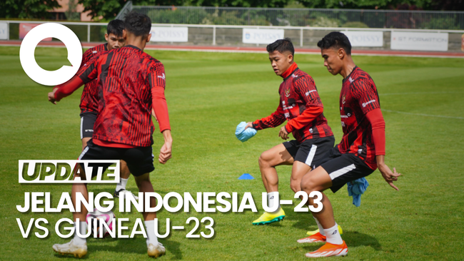 Jelang Lawan Guinea, Indonesia U-23 Adaptasi Cuaca Dingin-Latihan Ringan
