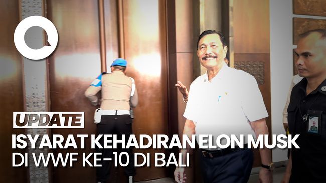 Luhut Sebut Elon Musk Bakal Hadir di WWF ke-10 di Bali