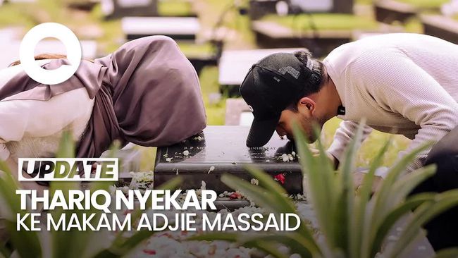 Momen Thariq Halilintar Minta Izin Nikahi Aaliyah di Makam Adjie Massaid