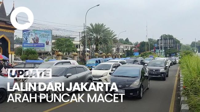 Lalin Arah Puncak Macet di Simpang Gadog, Polisi Berlakukan One Way