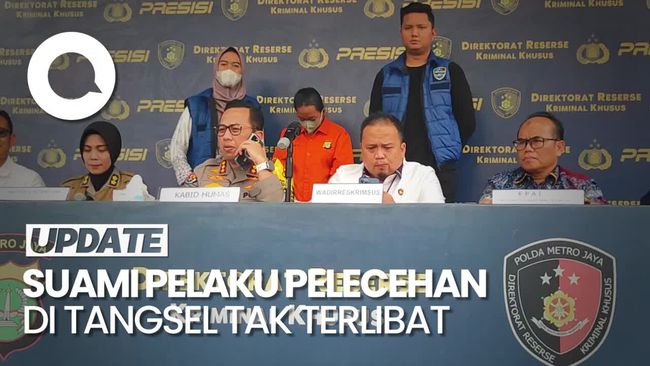 Polisi Pastikan Suami Pelaku Pelecehan Anak di Tangsel Tak Terlibat Bikin Video