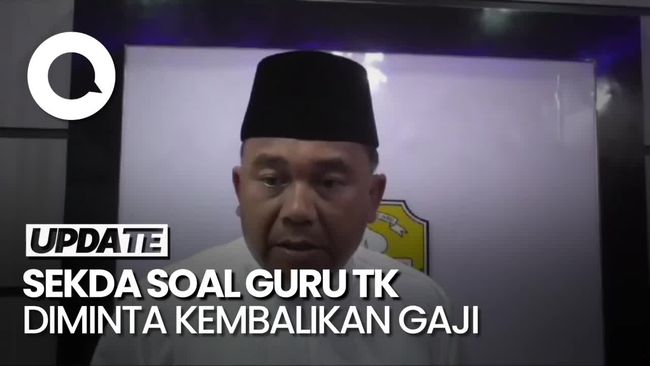 Penjelasan Sekda soal Guru TK di Jambi Diminta Kembalikan Gaji Rp 75 Juta Penjelasan Sekda soal Guru TK di Jambi Diminta Kembalikan Gaji Rp 75 Juta