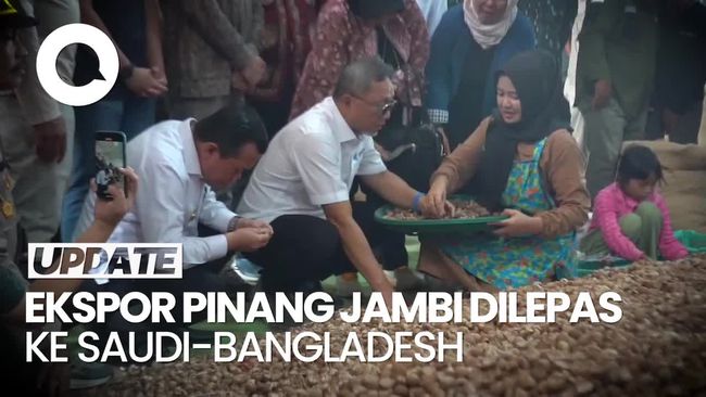Momen Zulhas Lepas Ekspor Pinang Jambi ke Arab Saudi-Bangladesh