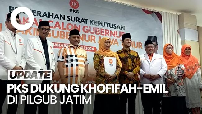 PKS Resmi Dukung Khofifah-Emil Dardak Maju di Pilgub Jatim 2024