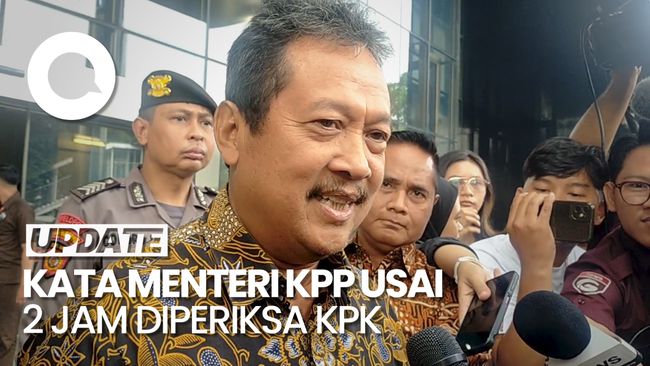 Kata Menteri Kelautan Trenggono Seusai Diperiksa: Saya Membantu KPK
