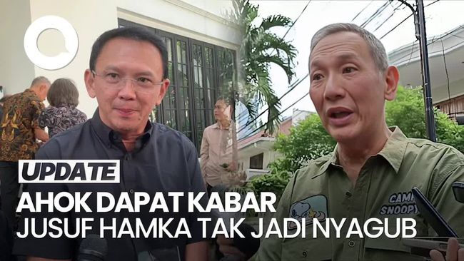 Ahok Ngaku Dihubungi Jusuf Hamka, Sebut Batal Maju di Pilgub Jakarta