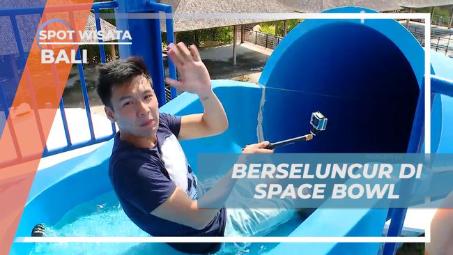 Menikmati Sensasi Seru, Meluncur di Wahana Space Bowl, Bali