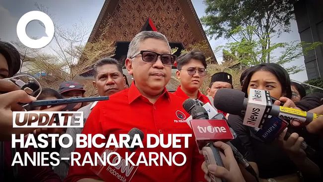 Mencuat Wacana Duet Anies Rano Karno Hasto Ekspresi Akar Rumput
